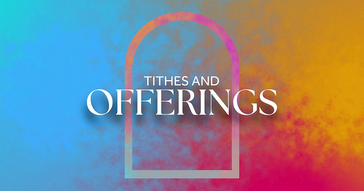 Gradient Arches Tithes And Offerings Still | Still Background
