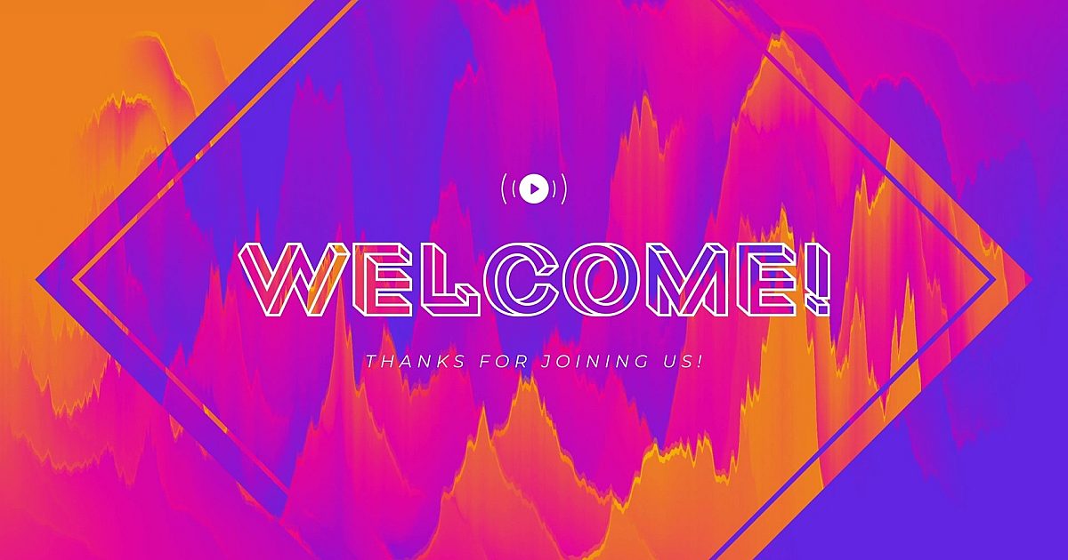 Gradient Moves Welcome Stream Still | Still Background