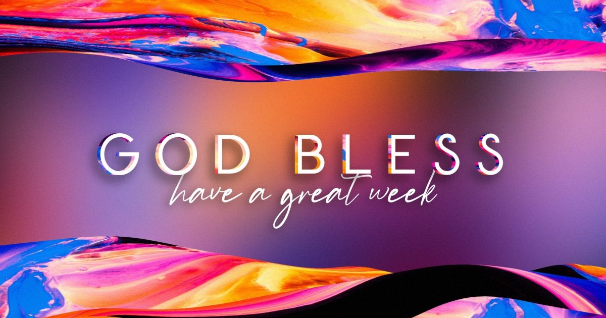 Gradient Paint God Bless Still | Still Background