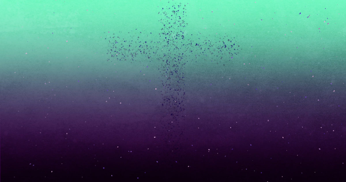 Gradient Ash Cross 02 | Still Background