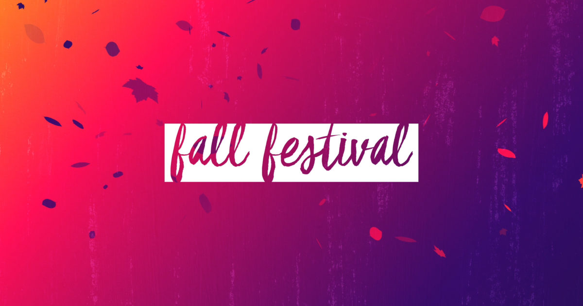 Gradient Leaves Fall Festival | Still Background