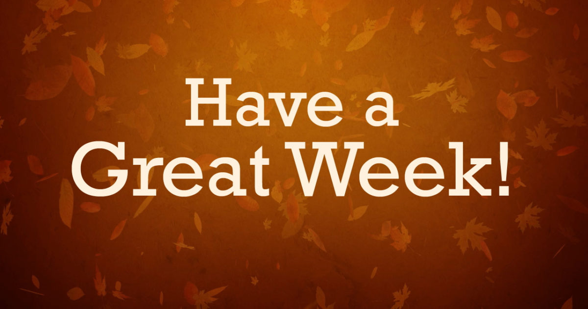Great Week Leaves Still Background