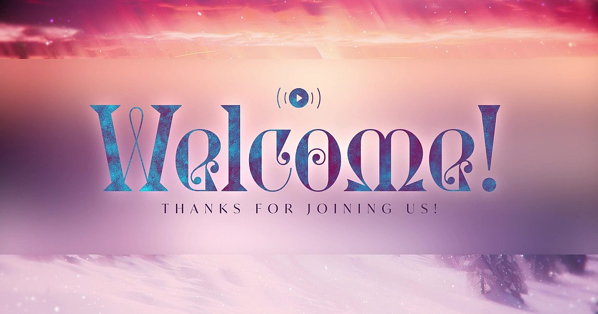 Holiday Visions Welcome Stream Still | Still Background