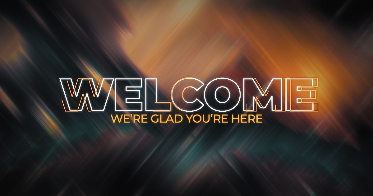 Iconic Welcome Graphic | Still Background