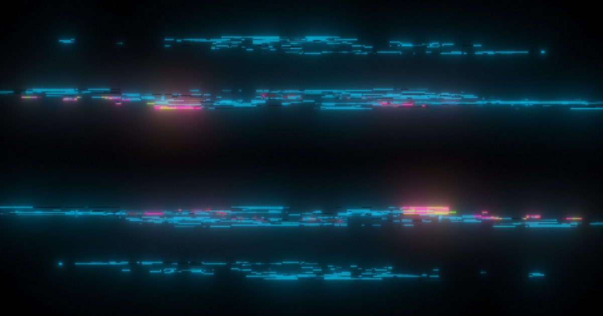 LED Glitch 05 Still Background