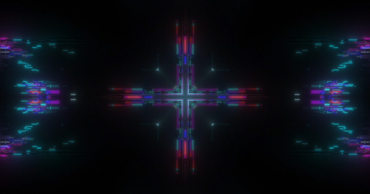 LED Glitch 10 Still Background