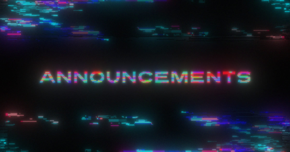 LED Glitch Live Stream Alternate Still Background