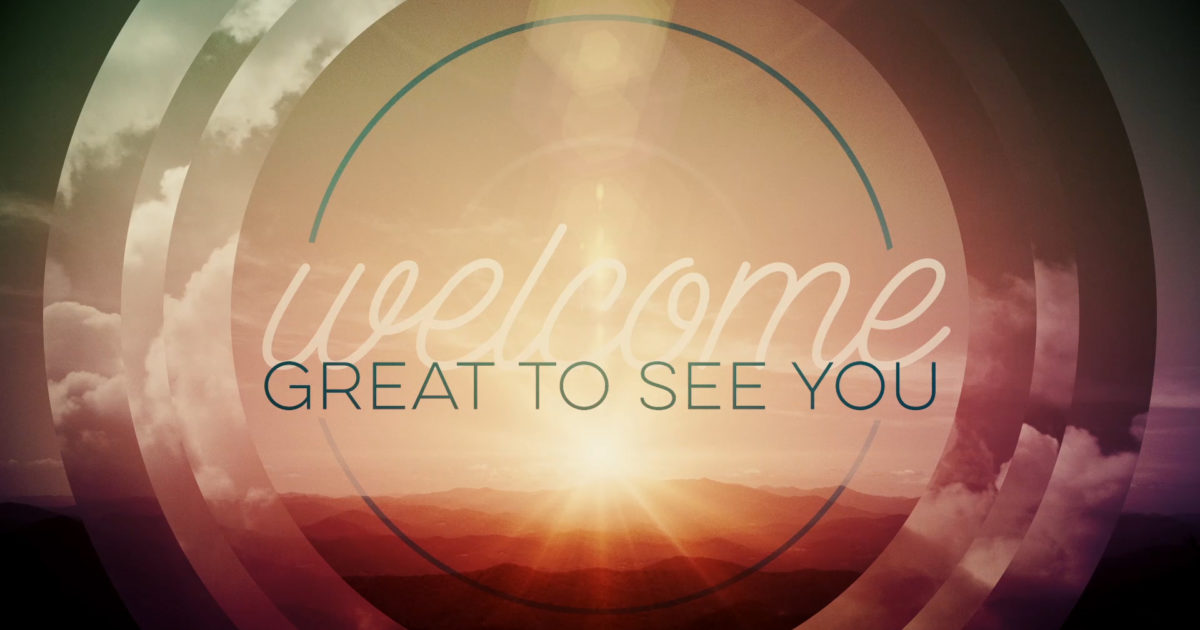 Mountain Sky Welcome | Still Background