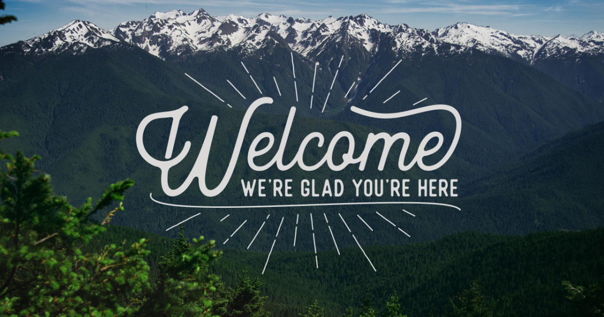 Mountain Pines Welcome | Still Background