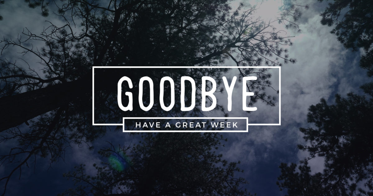 Nature Walk Goodbye Still | Still Background