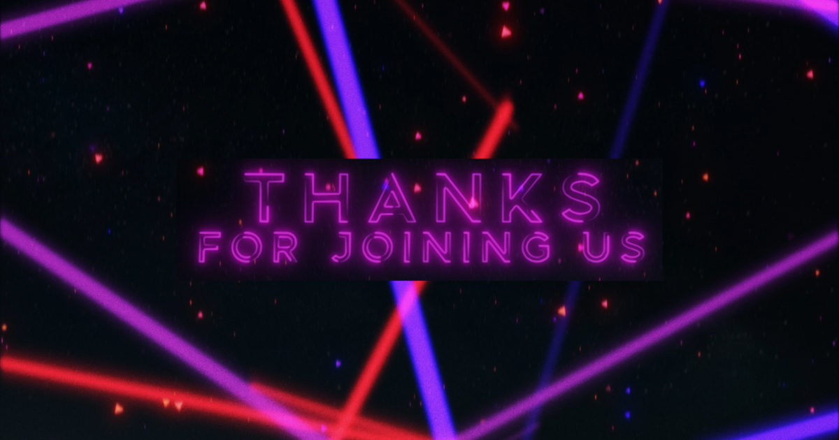 Neon Glow Closing | Motion Video Background