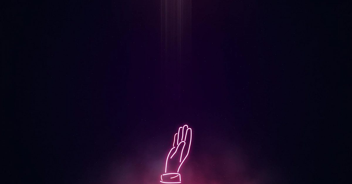 Neon Prayer Uplift Lower Still | Still Background