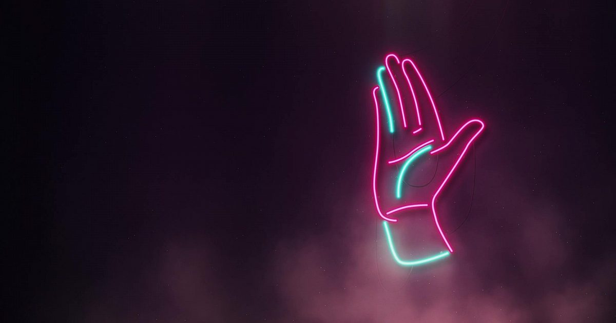 Neon Prayer Worship Still | Still Background