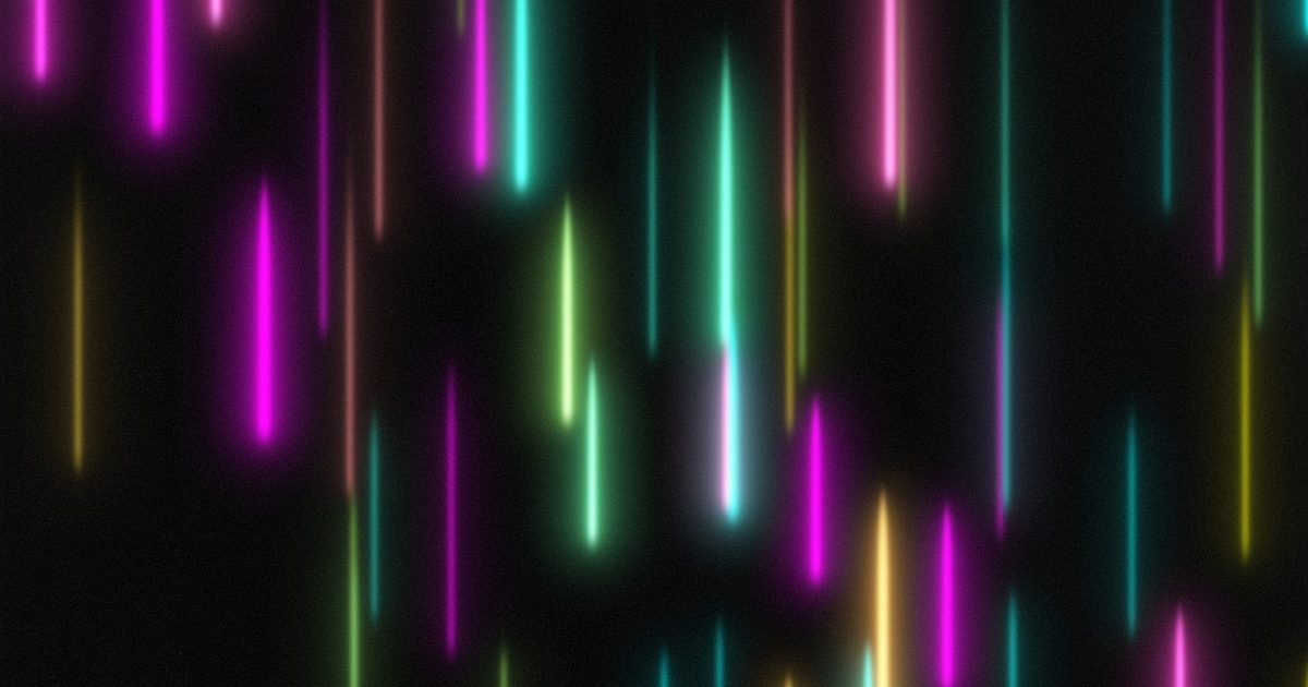 Neon Rain 08 | Still Background