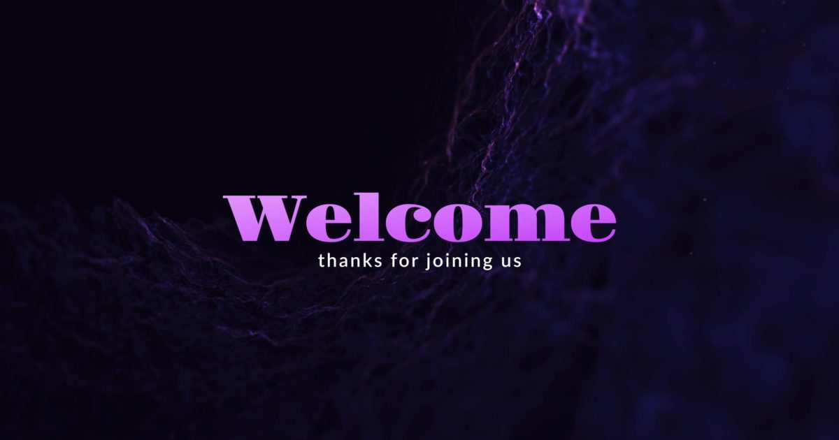 Newness Welcome Still | Still Background