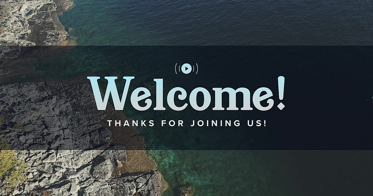 Northern Shores Welcome Stream Still | Still Background