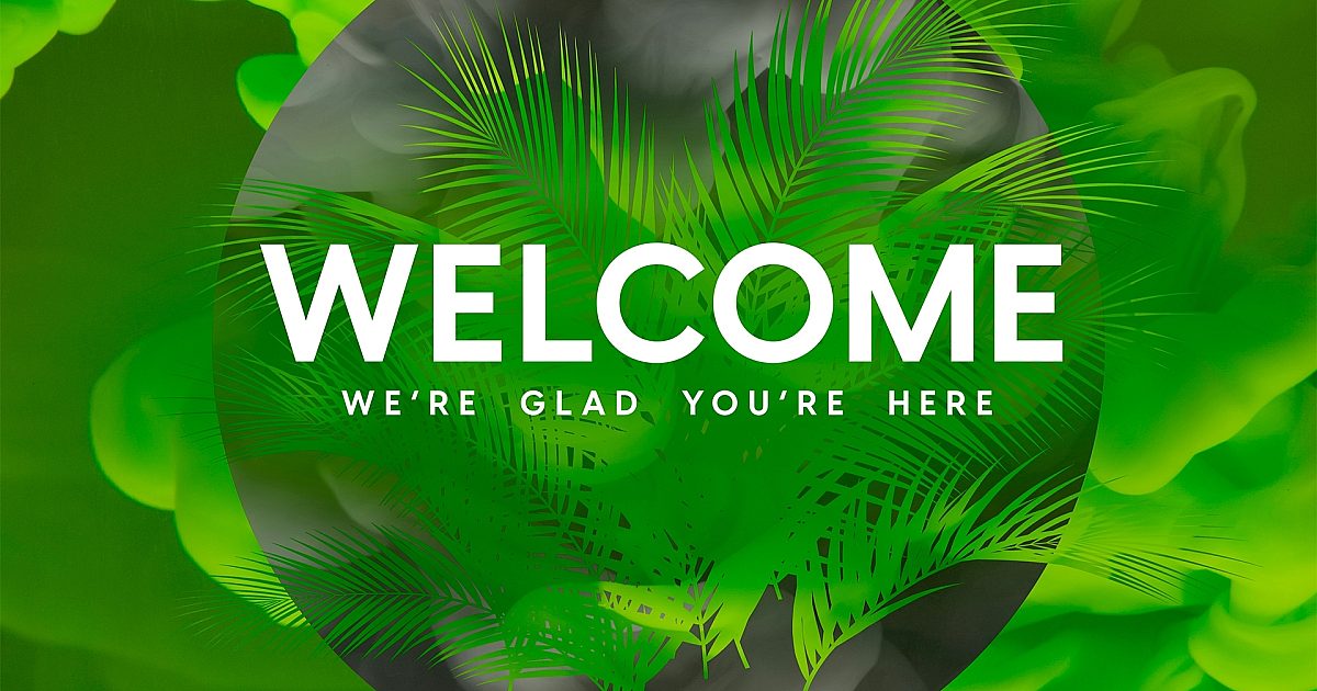 Palm Sunday Colormix Welcome | Still Background