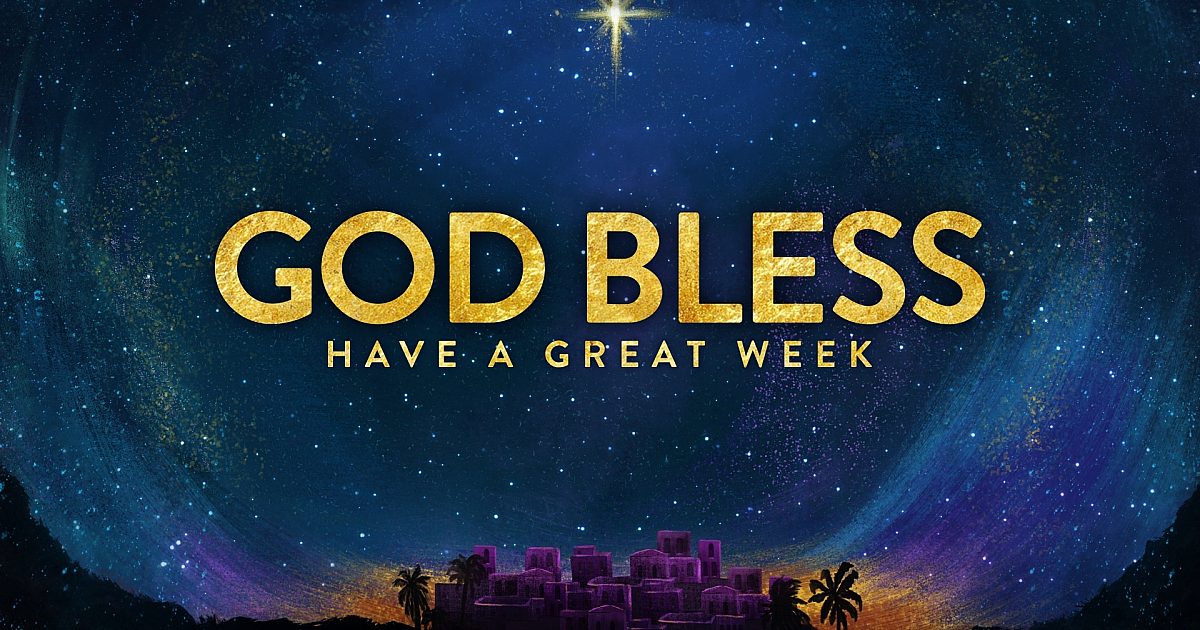 Radiant Christmas God Bless | Still Background