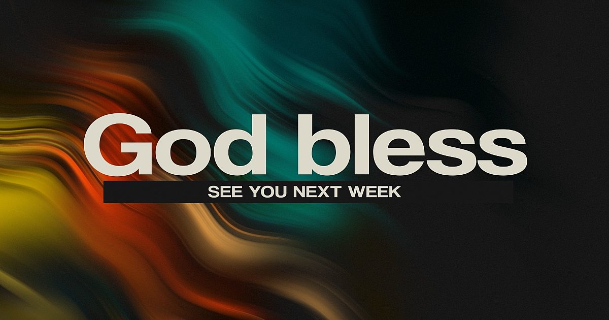 Reflow God Bless Graphic | Still Background