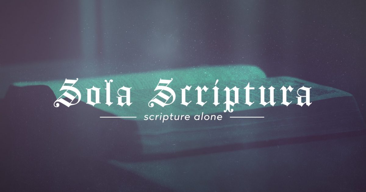 Reformation Sola Scriptura Still | Still Background