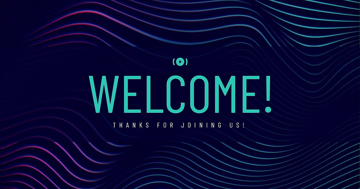 Retro Wave Welcome Stream Still | Still Background