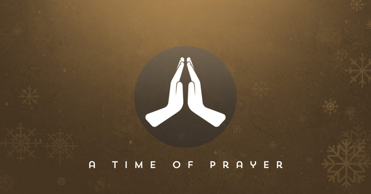 Rustic Winter Snow Prayer Still Background