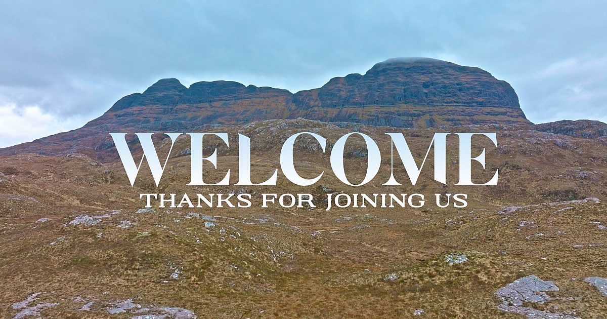 Scottish Mountain Welcome Still | Still Background