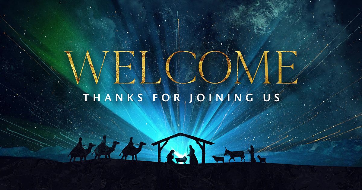 Silent Night Nativity Welcome Still | Still Background