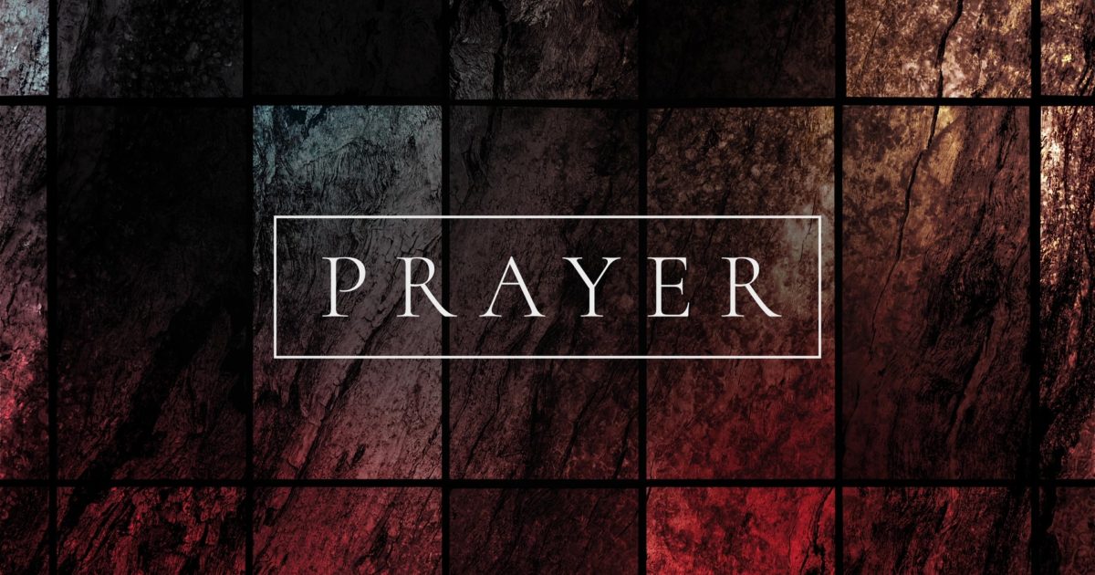 Simple Stained Glass Prayer Still Background