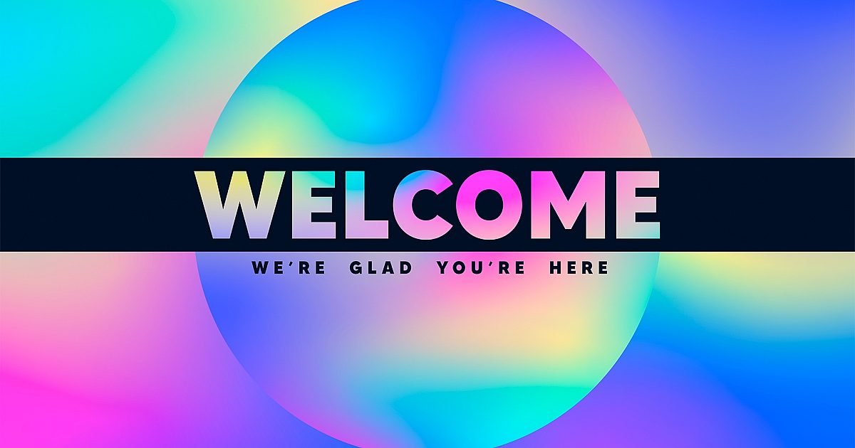 Spring Gradient Welcome Still | Still Background