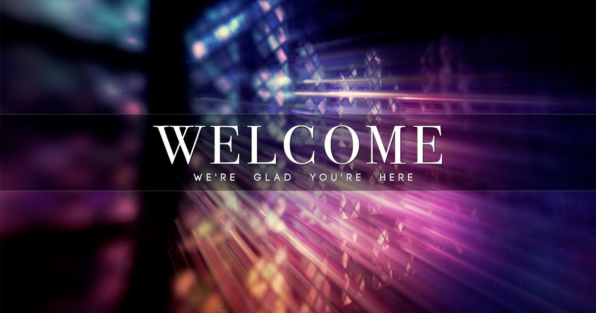 Stained Glass Welcome Still | Still Background
