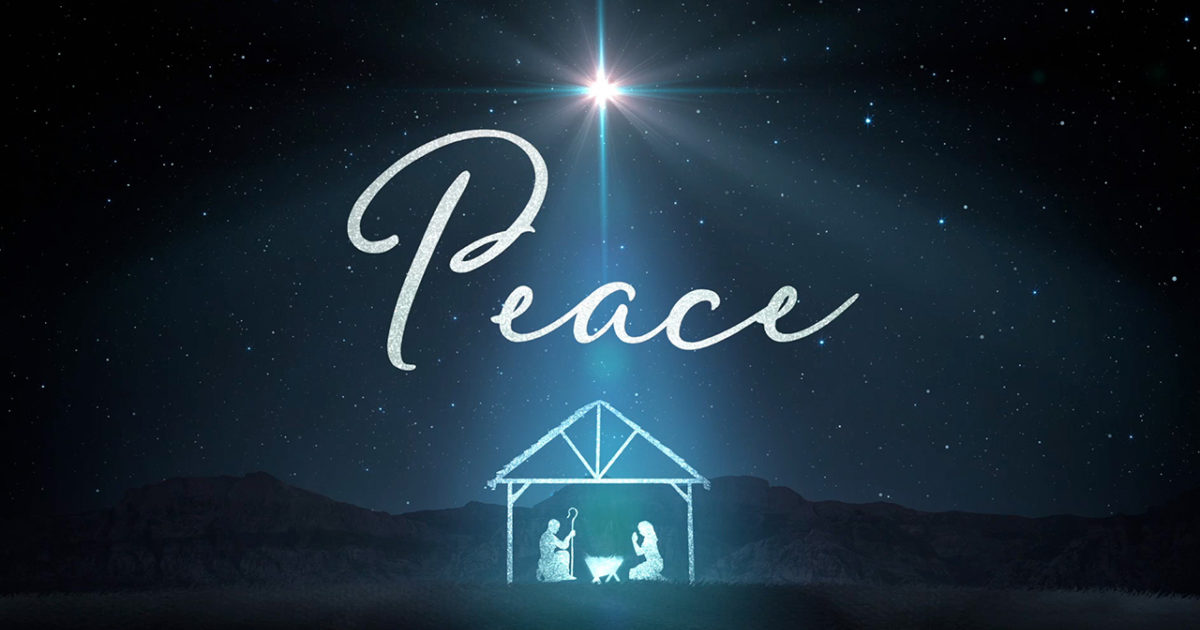 Starlight Nativity Peace Background