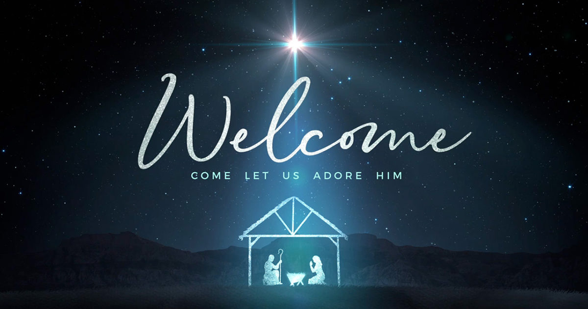 Starlight Nativity Welcome Christmas | Still Background