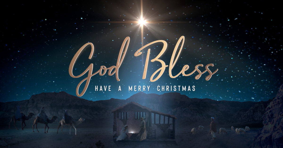 Starry Night Nativity Close Still | Still Background