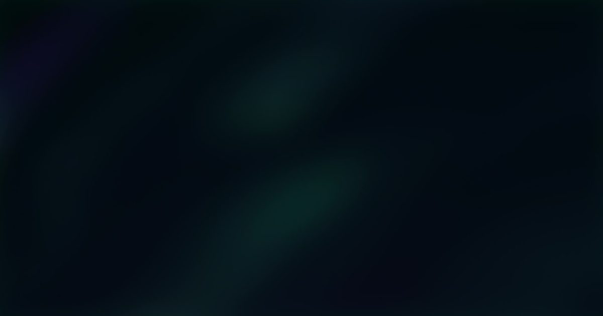 Starry Night Turquoise Blur | Motion Video Background