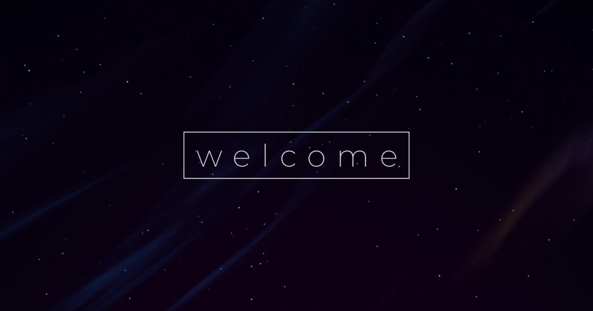 Starry Night Welcome | Motion Video Background