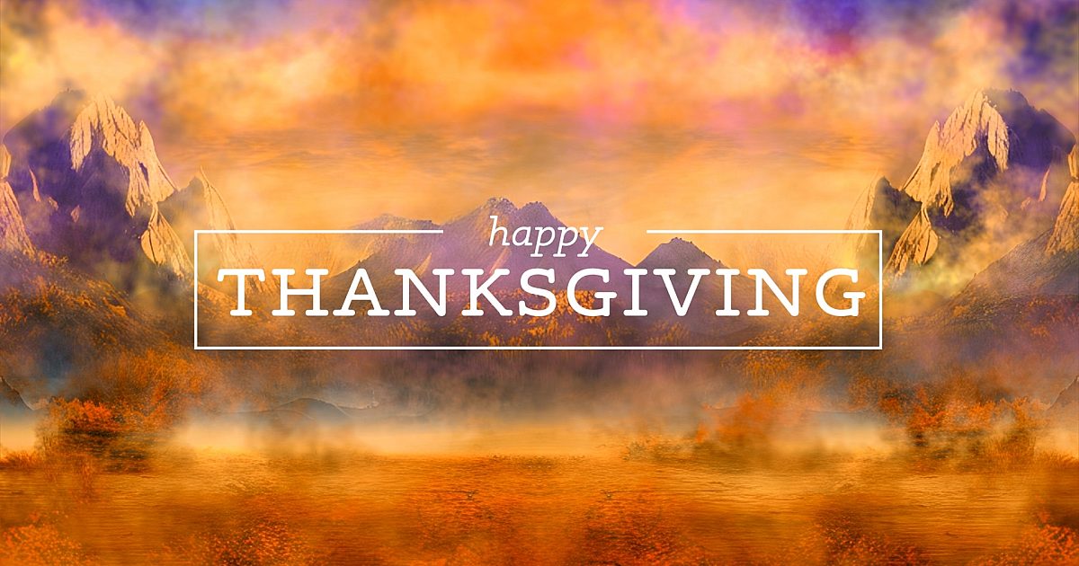 Surreal Fall Happy Thanksgiving | Still Background