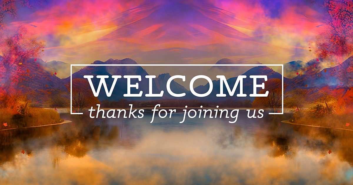 Surreal Fall Welcome | Still Background