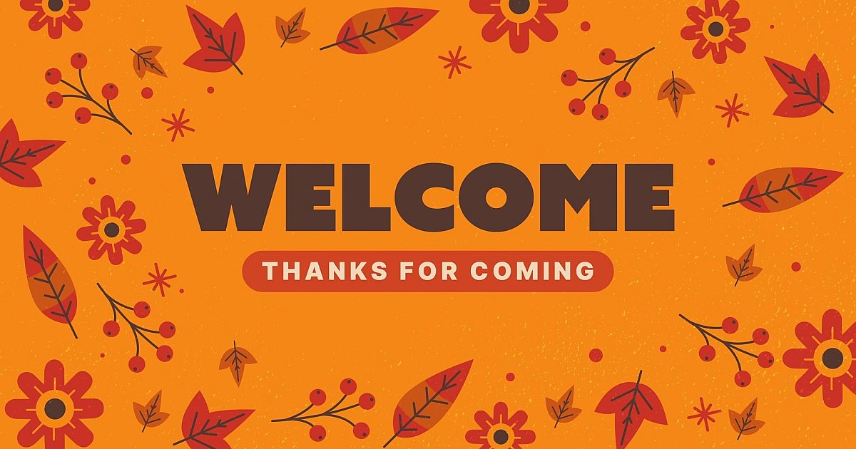 Thanksgiving Leaves Welcome Still | Still Background