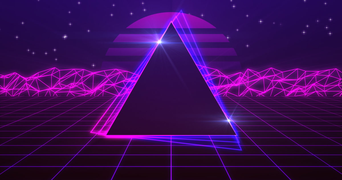 The 80s Landscape Still Background