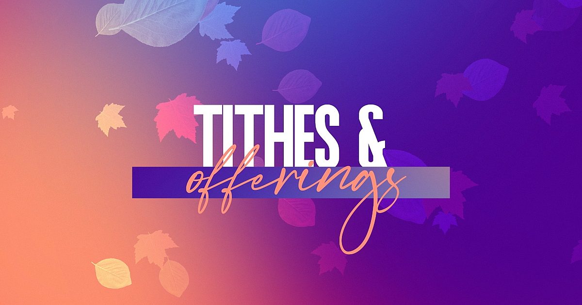 Vibrant Fall Tithes And Offerings Still | Still Background