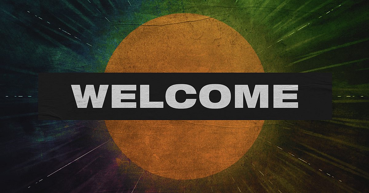 Vibrant Holy Week Welcome Graphic | Still Background