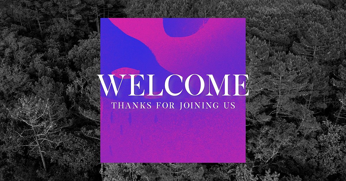 Vibrant Nature Welcome | Still Background