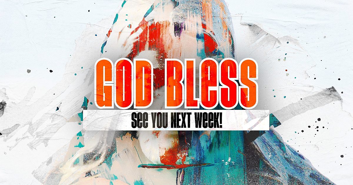 Victorious God Bless Graphic | Still Background