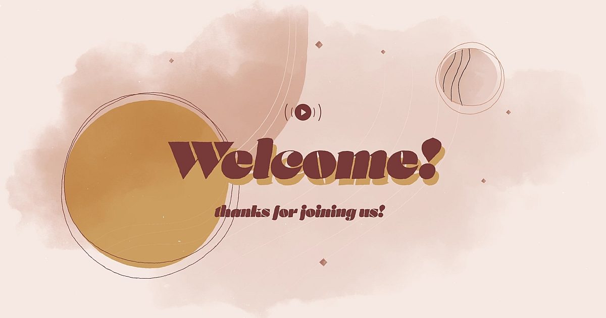 Watercolor Seasons Welcome Stream Still | Still Background