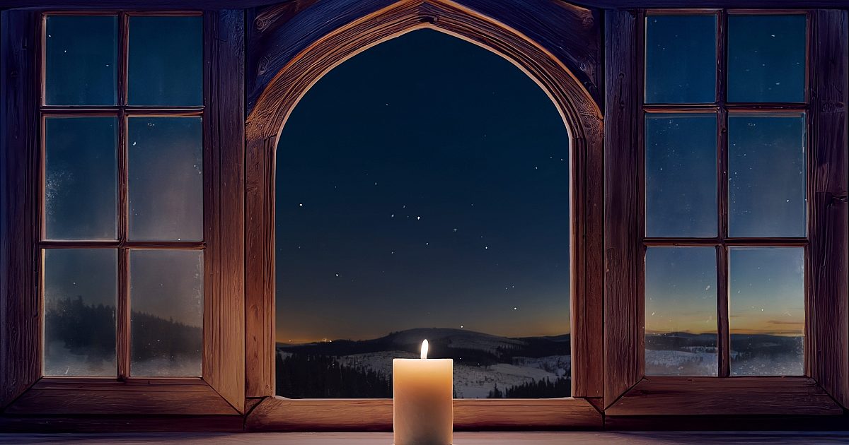 Winter Advent Christ Candle 1 Still | Still Background