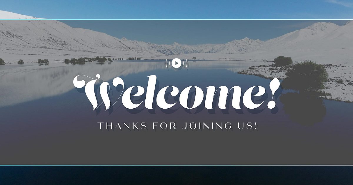 Winter Expanse Welcome Stream Still | Still Background