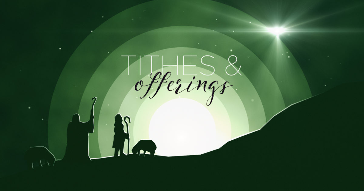 Winter Night Shepherd Tithes & Offerings Still | Still Background