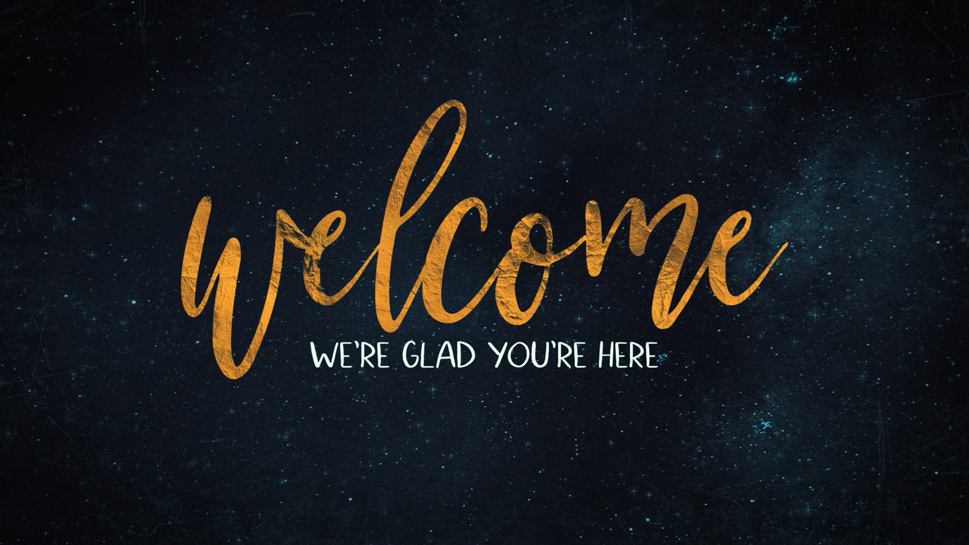 Christmas Gold Welcome Motion Background | The Skit Guys